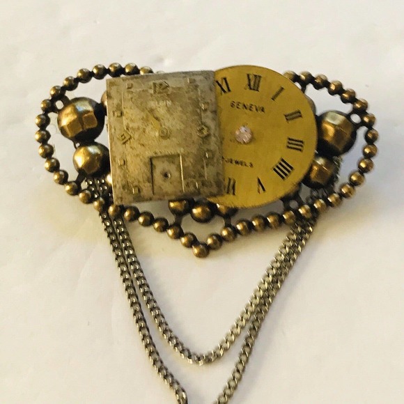 Unbranded | Jewelry | Handmade Art Nouveau Brooch Pin Elgin Geneva ...